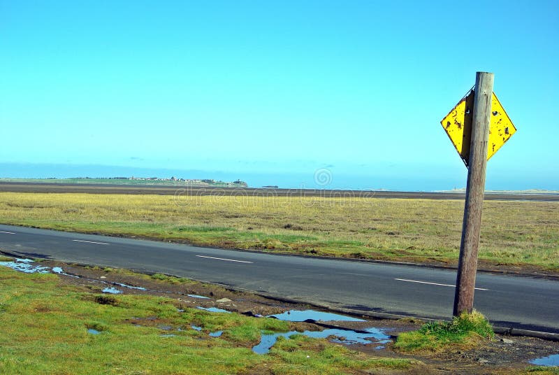 Hazard road sign stock photo. Image of rear, concept - 54047582