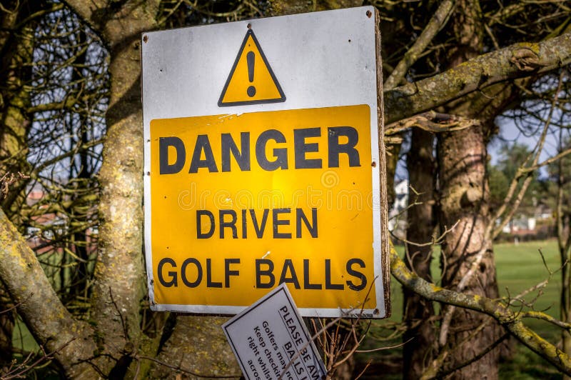 208 Golf Sign Warning Stock Photos - Free & Royalty-Free Stock Photos ...