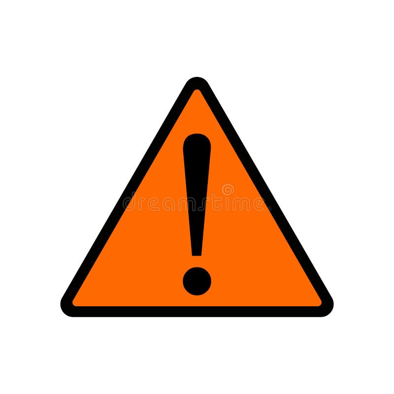 Hazard Warning Attention Sign - Stock Vector, Warning, Stop Sign Icon ...