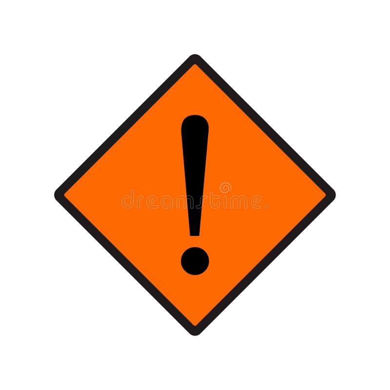 Hazard Warning Attention Sign - Stock Vector, Warning, Stop Sign Icon ...