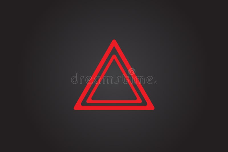 Hazard warning lights stock image. Image of icon, dashboard - 91857565