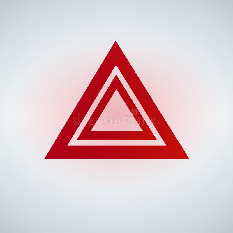 Hazard Warning Lights Flashes Button in Car. Vector Illustration Stock ...