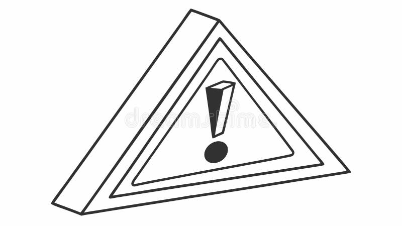 Hazard Warning Sign Vector Illustration, Caution and Alert Symbol ...