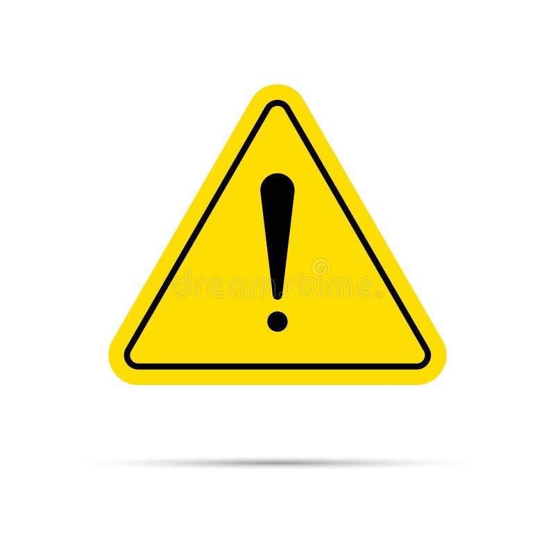 Hazard Warning Symbol. Vector Warning Icon, Danger Sign, Problem Icon ...