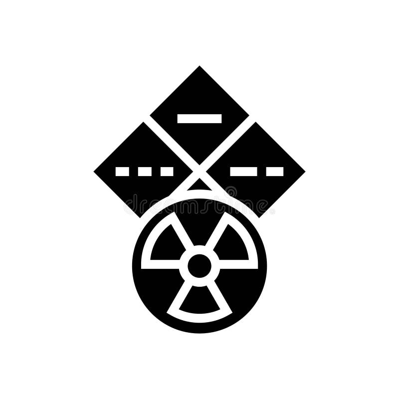 Hazardous Materials Tool Work Glyph Icon Vector Illustration Stock ...