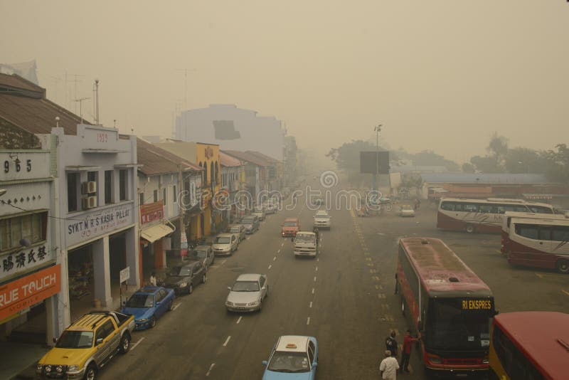 Air Pollution Haze Hazard at Malaysia Editorial Stock Photo - Image of ...