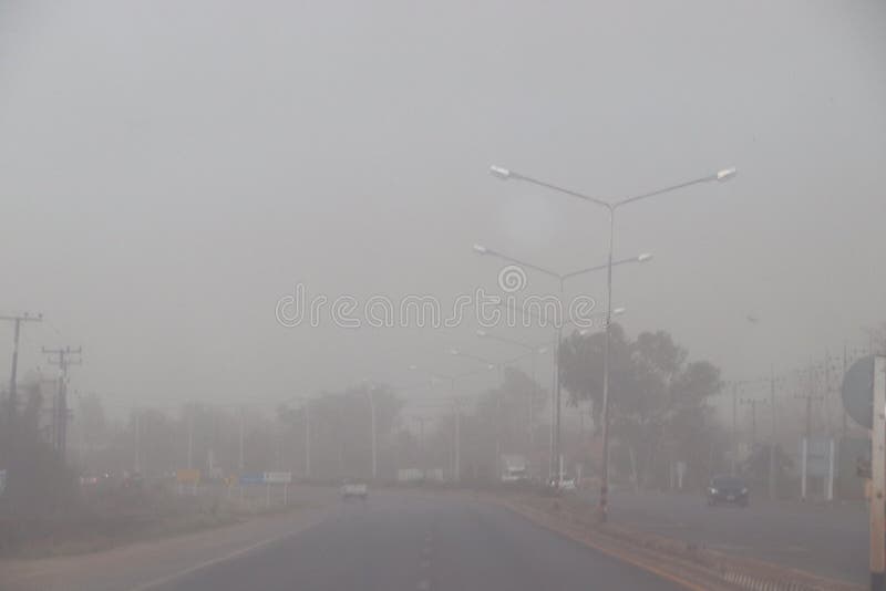 The Haze of the Streets. Storm. Dust. Rain. Background. Wallpaper Stock ...
