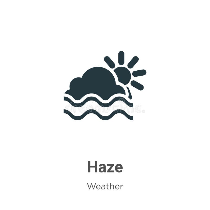 Haze icon vector stock vector. Illustration of haze - 100622199