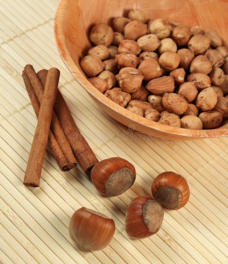 Hazel nuts stock photo. Image of nutshell, cinnamon, ingredients - 11686066