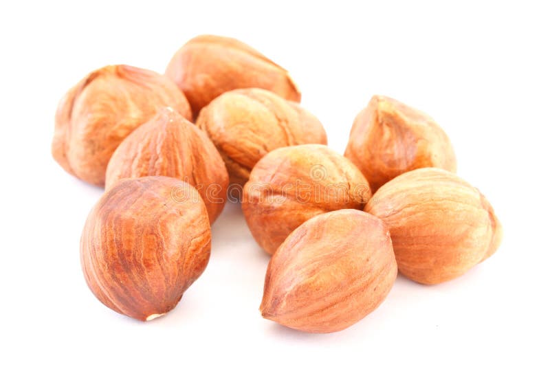 Hazelnoot stock foto. Image of nave, stapel, één, bruin - 18380900