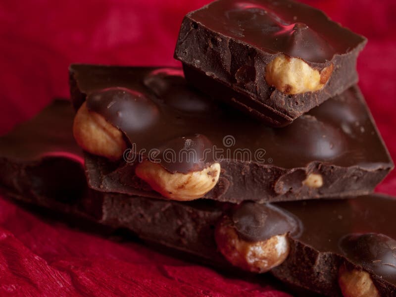 Hazelnut chocolate stock photo. Image of eating, unhealthy - 9557352