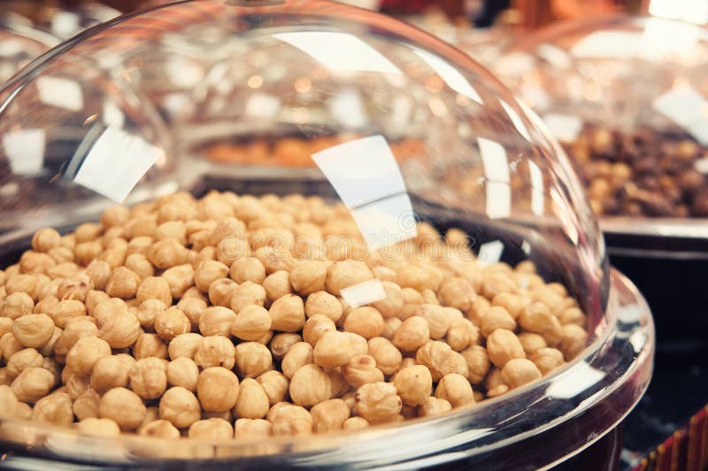 Hazelnut Kernels Store Counter Stock Photos - Free & Royalty-Free Stock ...