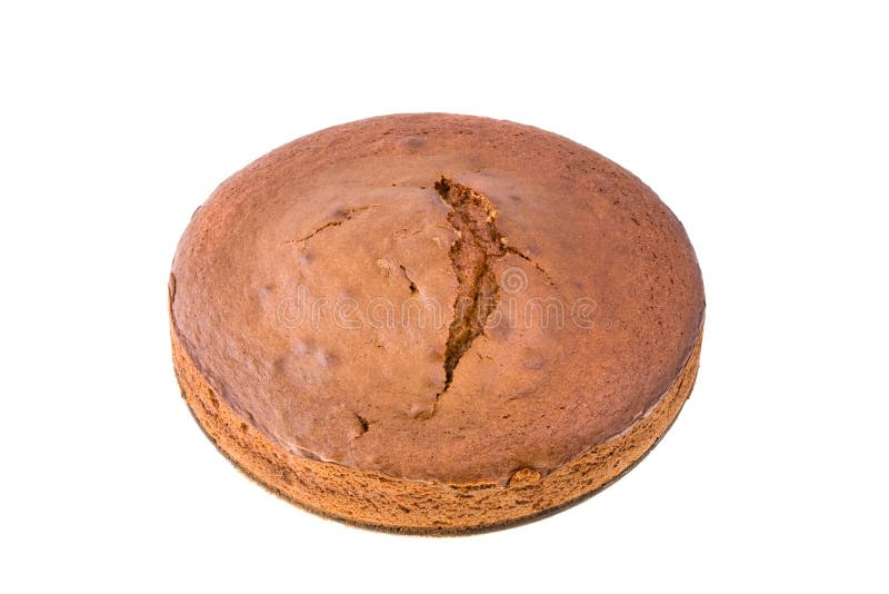 Hazelnut sponge cake stock image. Image of home, round - 5408197