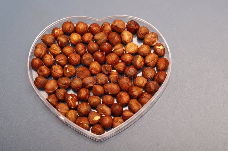 Hazelnuts stock image. Image of food, vitamins, heartshaped - 30912869