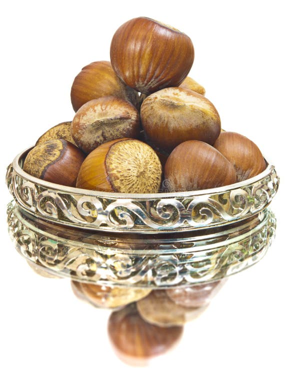 Hazelnuts in ring stock photo. Image of backgrounds, hazelnuts - 17334580