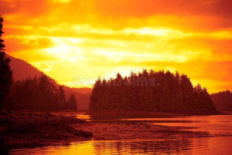 Hazy Sunset stock image. Image of reflection, space, bright - 12497737