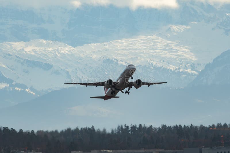 HB-AZL Helvetic Airways Embraer E195-E2 Jet in Zurich in Switzerland ... HB-AZL Helvetic Airways Embraer E195-E2 Jet in Zurich in Switzerland ...