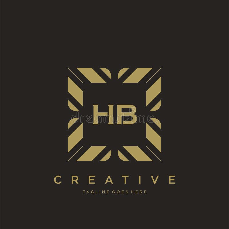 HB Initial Letter Luxury Ornament Monogram Logo Template Vector Stock ...