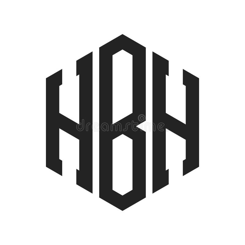 HBH Logo Design. Initial Letter HBH Monogram Logo Using Hexagon Shape ...