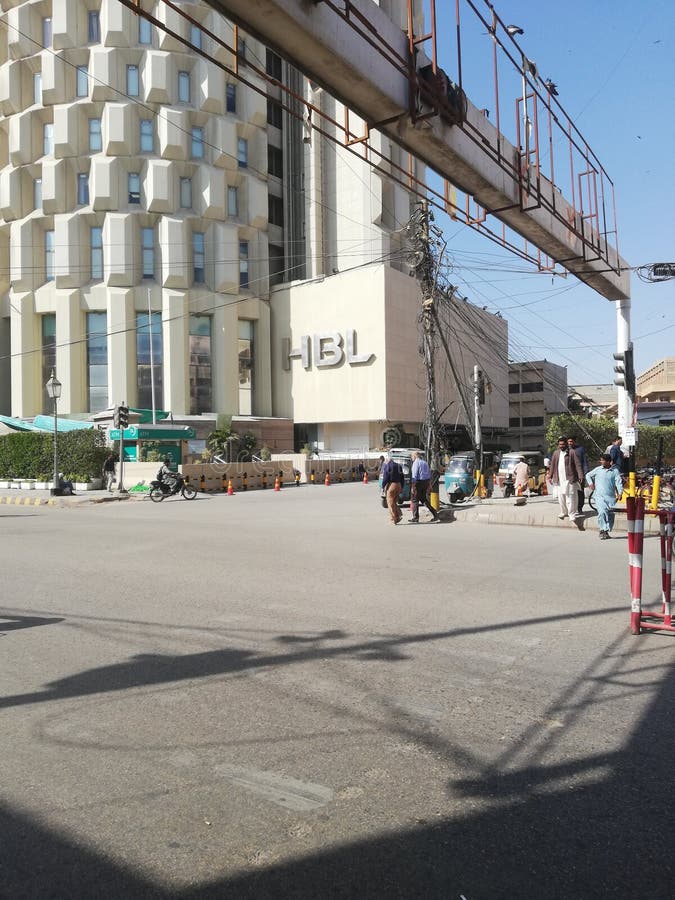 HBl Tower Beautiful at Karachi Editorial Stock Image - Image of ...