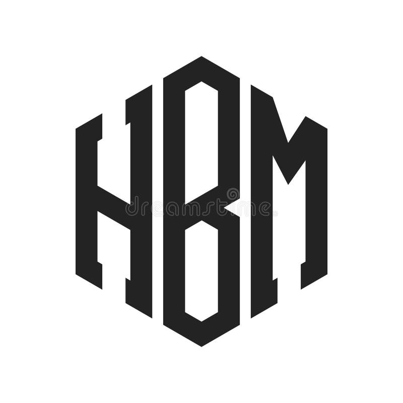 HBM Logo Design. Initial Letter HBM Monogram Logo Using Hexagon Shape ...