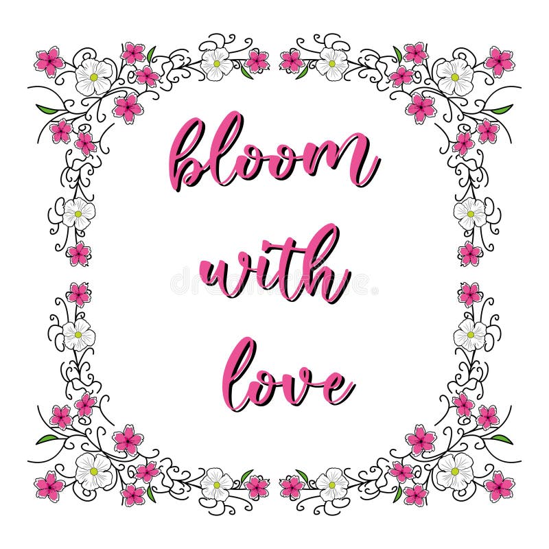 Hboom whit love. stock vector. Illustration of purple - 343342982