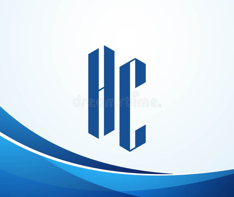 HC Alphabet Letter Logo Design Template Elements Stock Vector ...