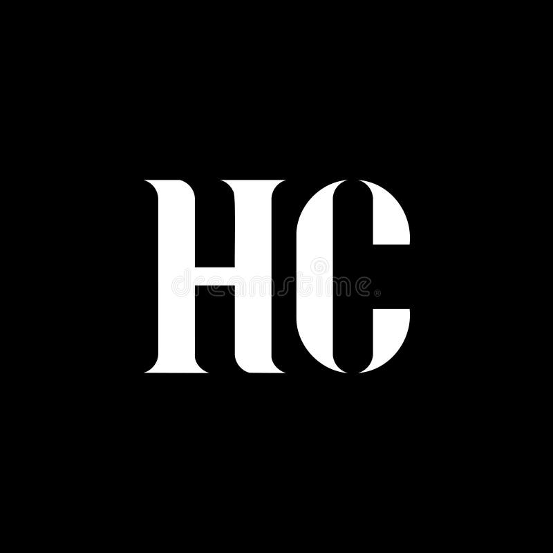 HC H C Letter Logo Design. Initial Letter HC Uppercase Monogram Logo ...