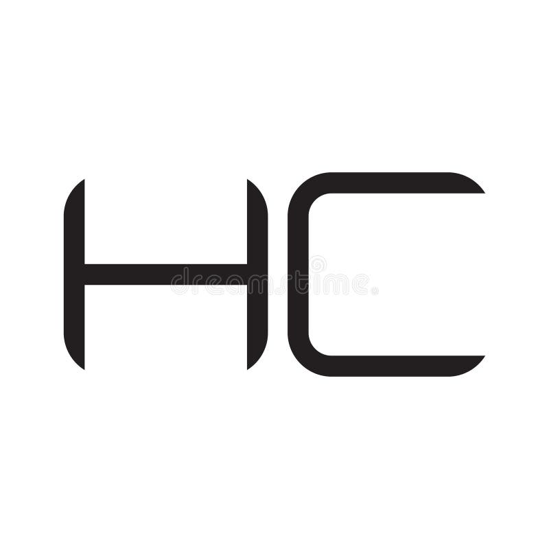 Hc Initial Letter Vector Logo Icon Stock Vector - Illustration of clean ...