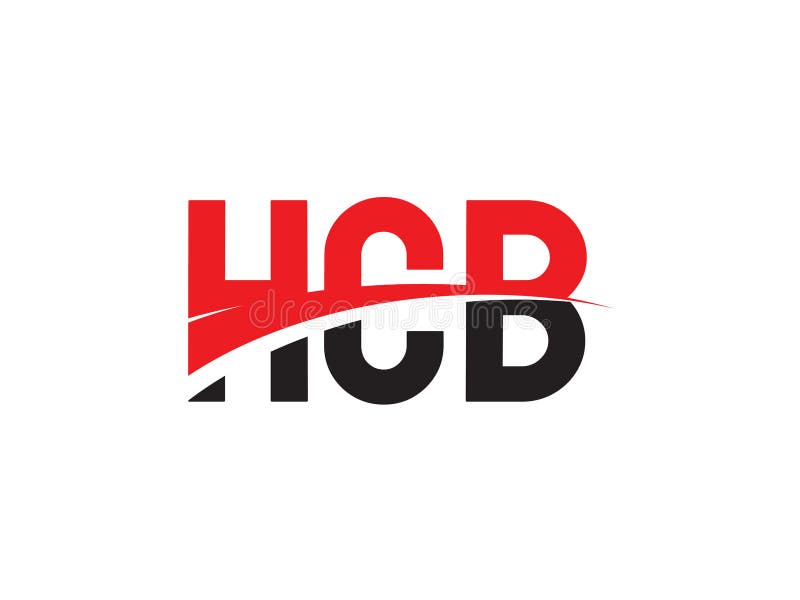 HCB Letter Initial Logo Design Vector Illustration Stock Vector ...