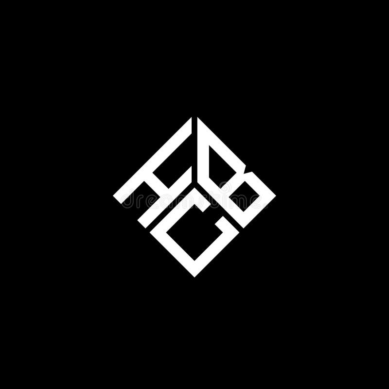 HCB Letter Logo Design on Black Background. HCB Creative Initials ...