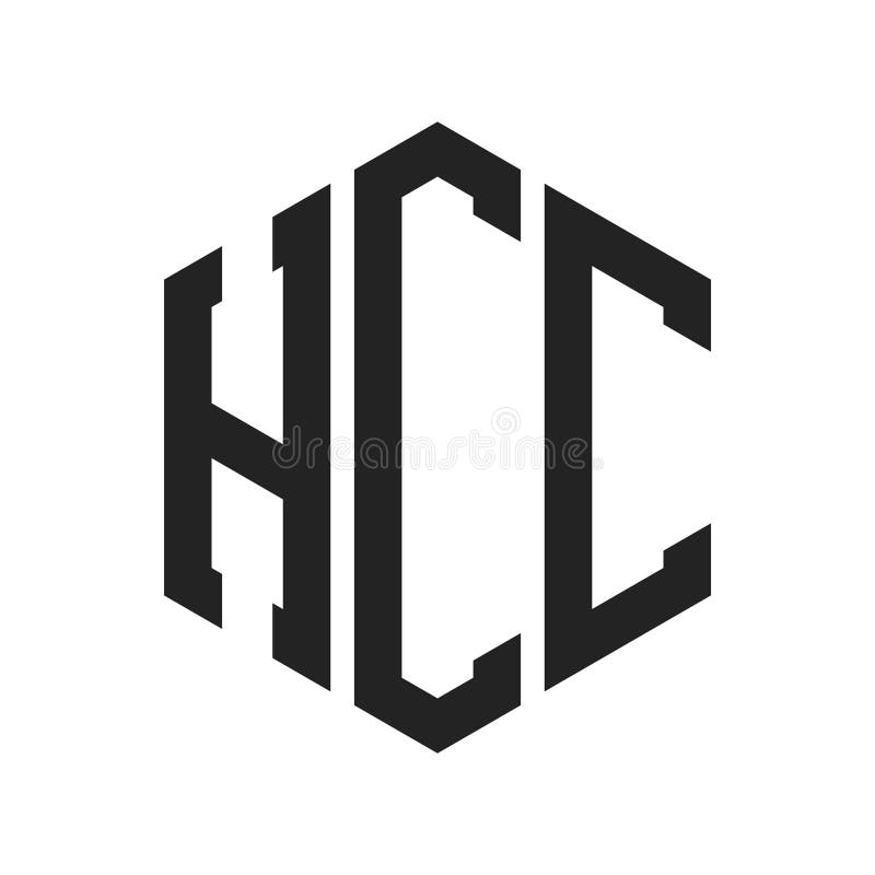 HCC Logo Design. Initial Letter HCC Monogram Logo Using Hexagon Shape ...