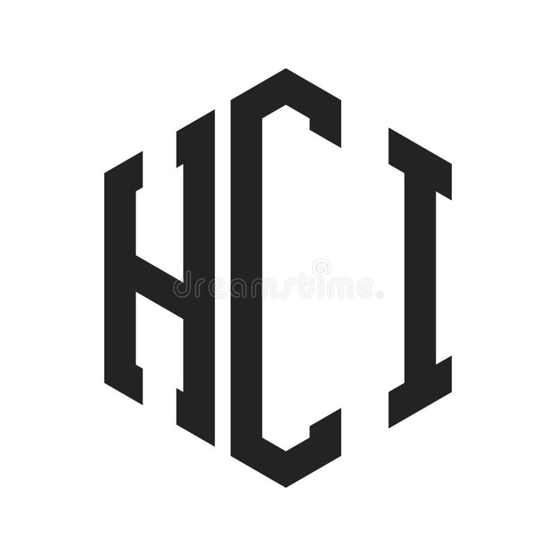 HCI Logo Design. Initial Letter HCI Monogram Logo Using Hexagon Shape ...