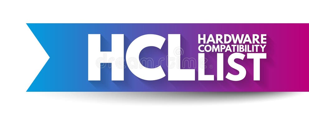 HCL - Hardware Compatibility List is a Database of Hardware Models and ...