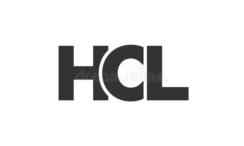 HCL Logo Design Template with Strong and Modern Bold Text. Initial ...