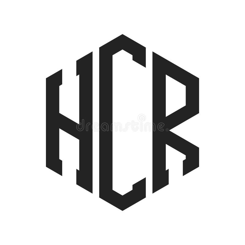 HCR Logo Design. Initial Letter HCR Monogram Logo Using Hexagon Shape ...