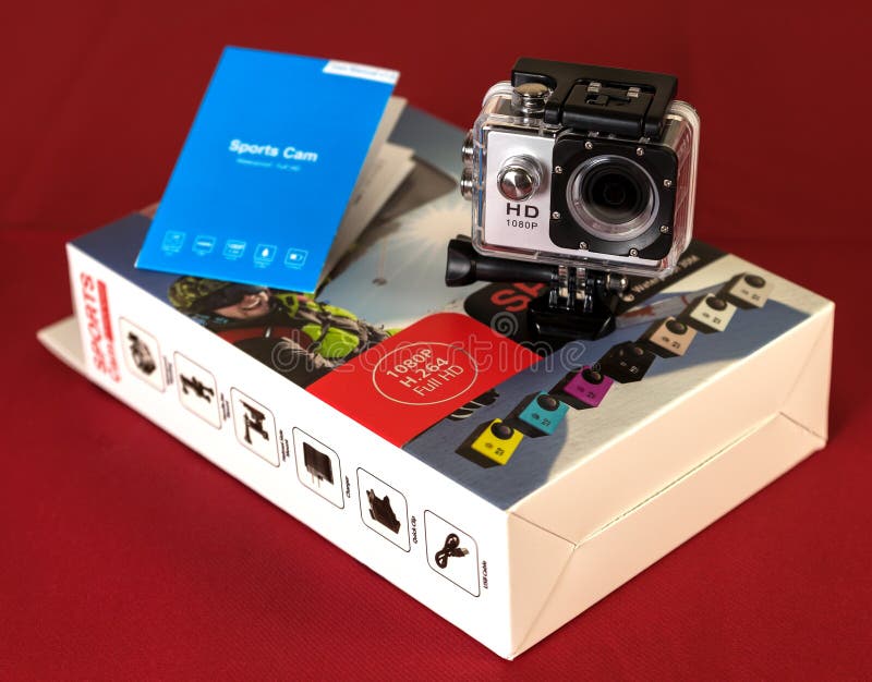 HD Action Camera editorial stock photo. Image of television - 64363533