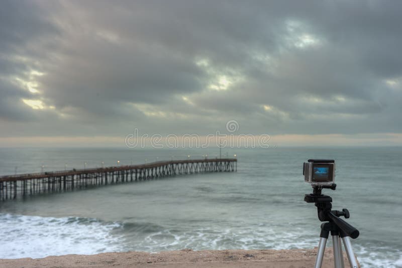 HD Camera Capturing the Moment. Stock Image - Image of coast, overcast ...