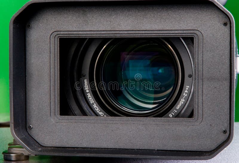 Hd camera lens stock photo. Image of movie, close, industry - 10101990