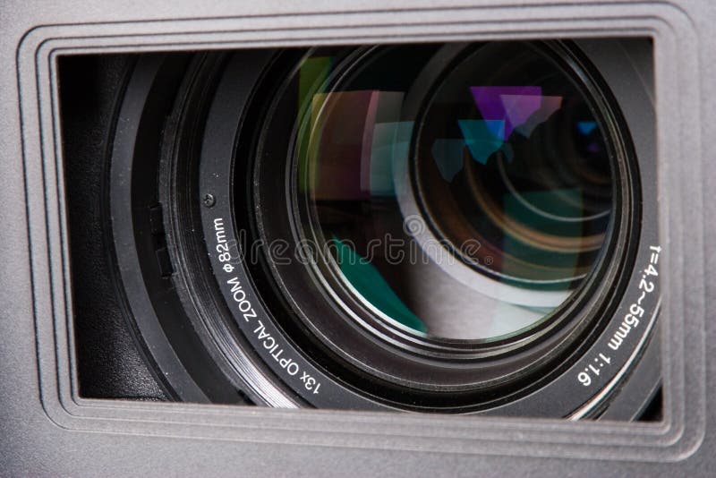 Hd camera lens stock photo. Image of camera, technology - 10102002