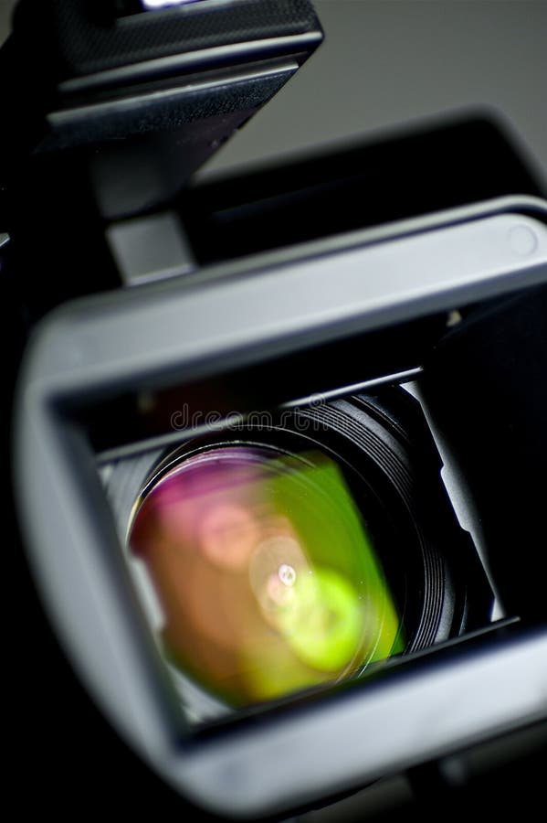HD Camera Lens stock image. Image of audio, shots, lenses - 25956945