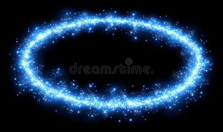 An HD Interface with a Modern Circular Design, a Glowing Tech Frame ...