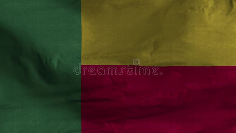 HD of the National Flag of Benin Stock Footage - Video of graphic ...