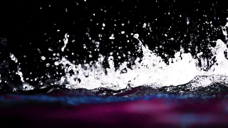Underwater Explosion. a Splash of Water Exploding from the Center with ...