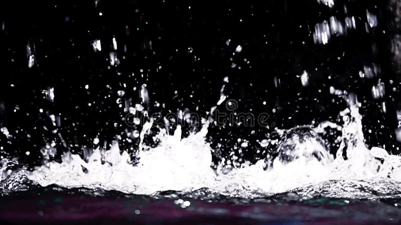Underwater Explosion. a Splash of Water Exploding from the Center with ...