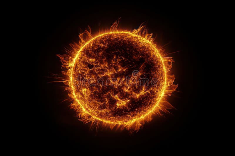 HD Solar Flare Against Plain Background Stock Photo - Image of astral ...