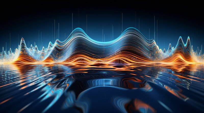 Hd Sound Wave Wallpaper, Visual Waves Background, Graphic Designed ...