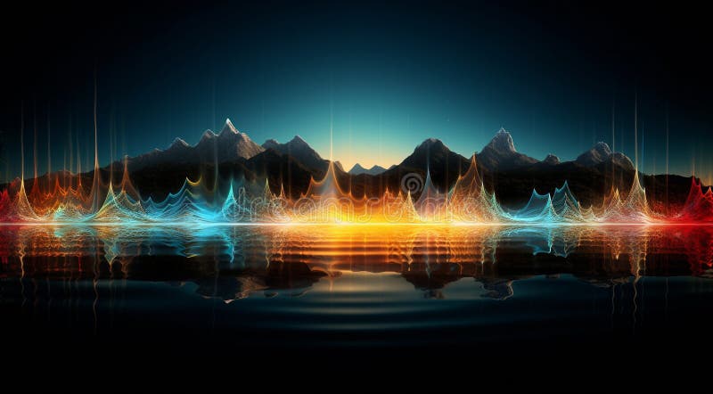 Hd Sound Wave Wallpaper, Visual Waves Background, Graphic Designed ...