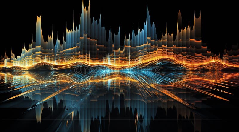 Hd Sound Wave Wallpaper, Visual Waves Background, Graphic Designed ...