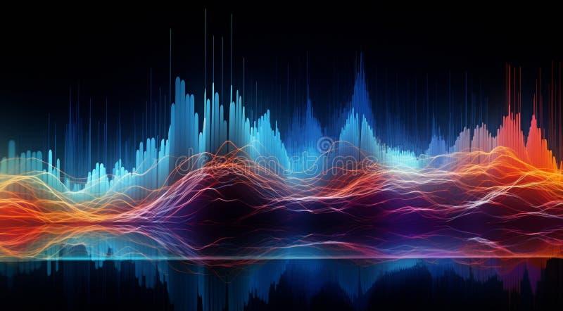 Hd Sound Wave Wallpaper, Visual Waves Background, Graphic Designed ...